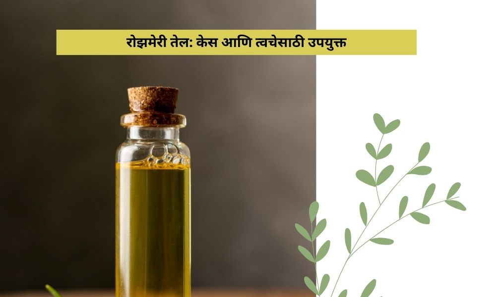 रोझमेरी तेल (Rosemary Oil): केस आणि त्वचेसाठी एक वरदान