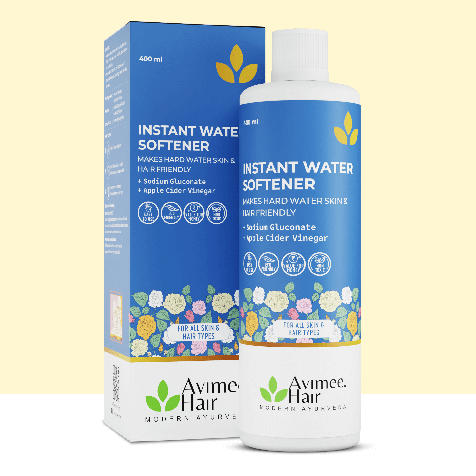 Avimee Herbal Instant Water Softener for Hair Loss Due to Hard Water