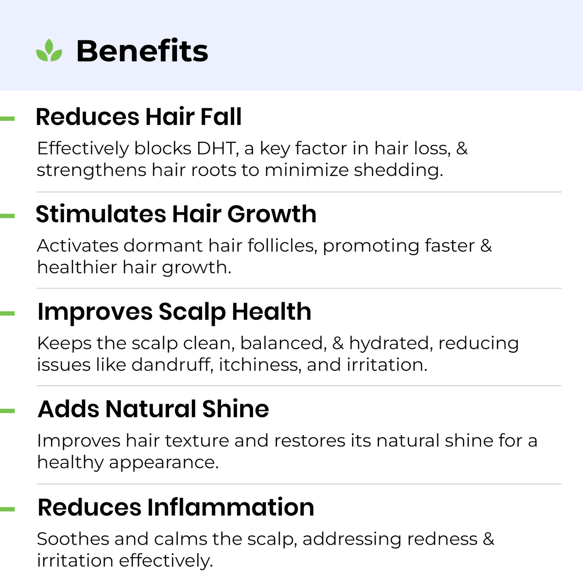 Buy Best Scalp Spray for Thinning Hair | Natural DHT Blocker Spray