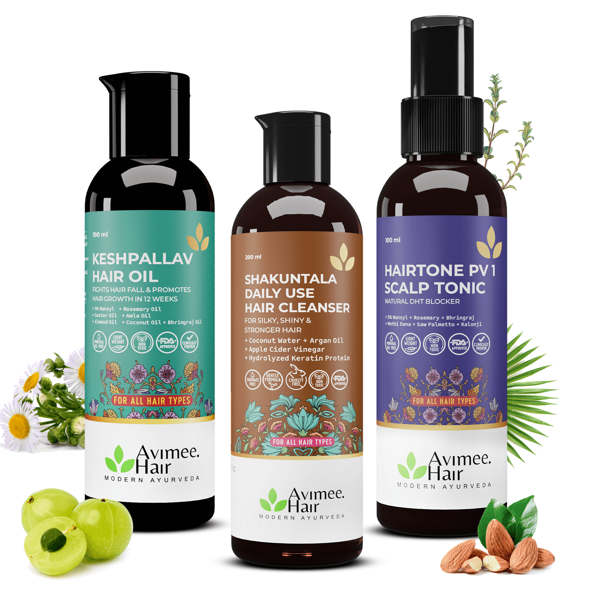 Buy Anti Hairfall Kit | Hair Oil, Daily Cleanser & Scalp Spray