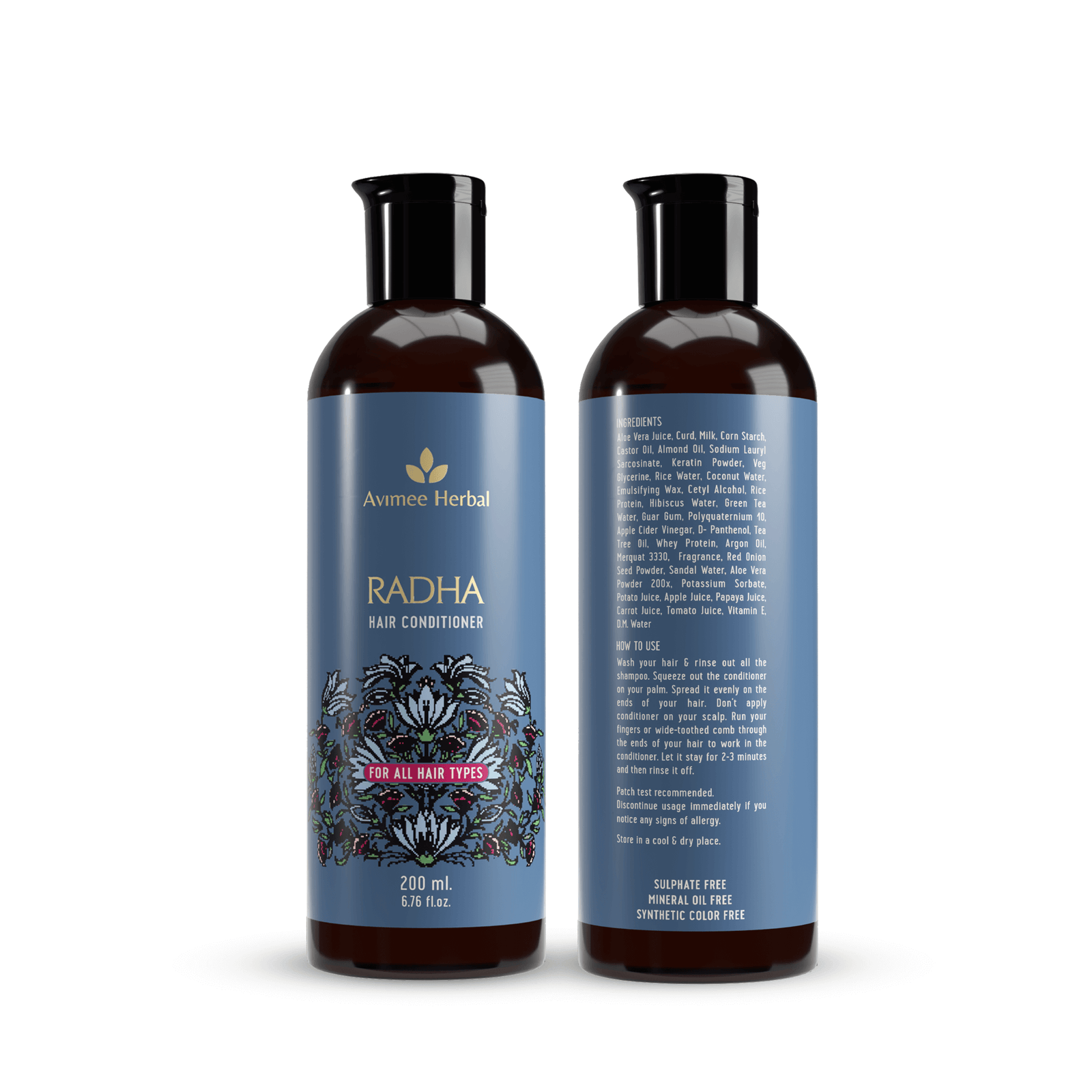 Buy Radha Ayurvedic Hair Conditioners for All Hair Types | 200 ML